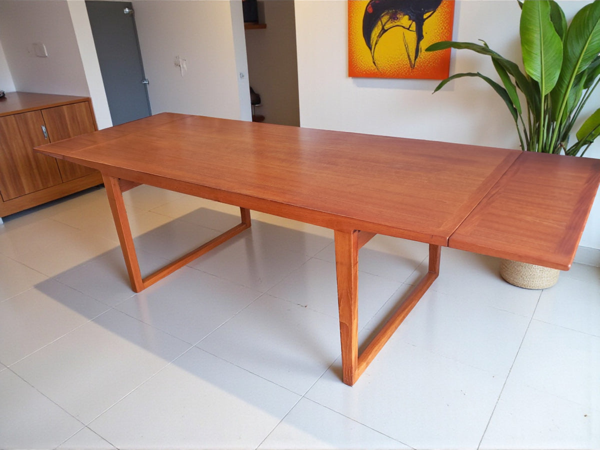 Heal’s Mid Century Extendable Teak Dining Table Restored 1960's Seats ...