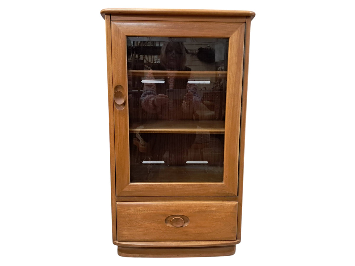 Ercol Windsor Hi-Fi Cabinet Media Unit Record Player Unit Light Elm Vi ...